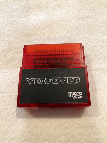 Vecfever with red translucent case, micro SD card version cartridge for ...
