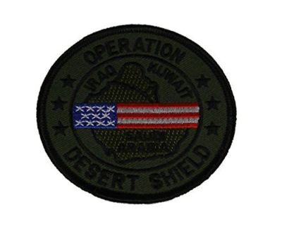 OPERATION DESERT SHIELD IRAQ KUWAIT SAUDI PATCH GULF WAR ODS STORM US ...