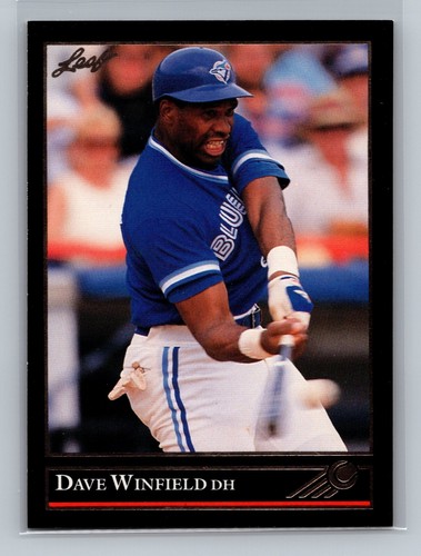 1992 Leaf BLACK GOLD Dave Winfield #171 - Toronto Blue Jays | eBay