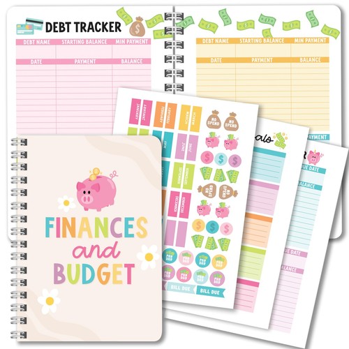 Boho Monthly Budget Planner 2025-2026 - Financial Planner Organizer ...