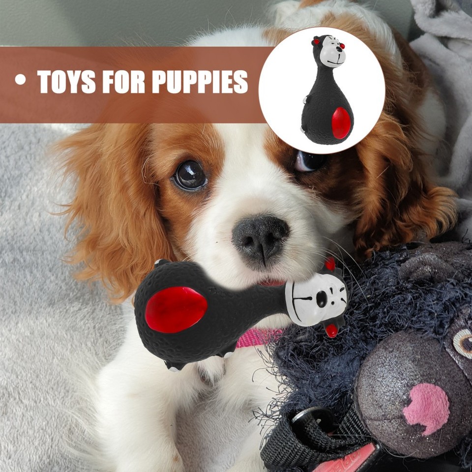 Squeaky Dog Chew Toy Donkey Shaped Teeth Cleaning Toy Interactive Puppy ...