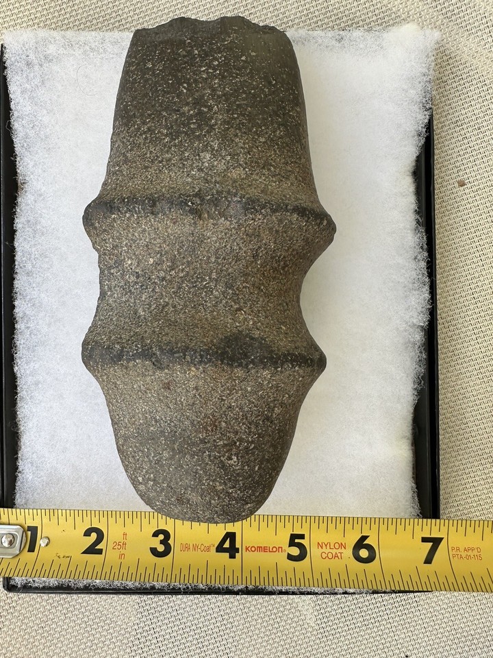 Native American Archaic Trophy Style Grooved Axe Head Artifact Ohio ...