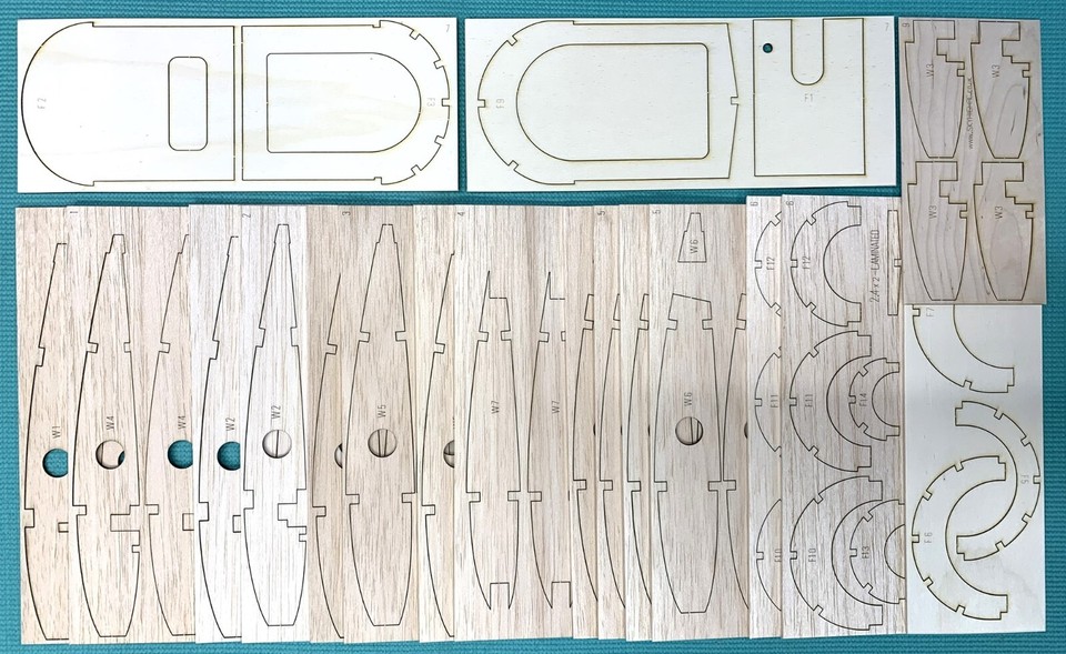 Astro Hog 72" - RC Sports Aerobatic Model ~ Laser-cut Wing RIB & Former ...