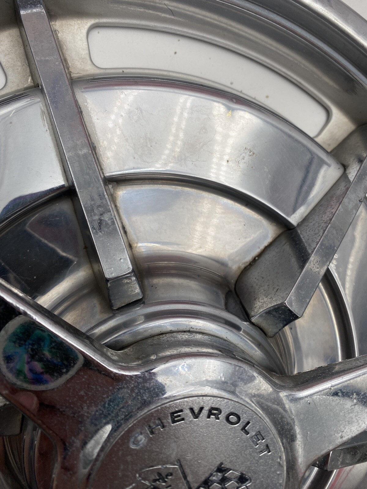 1963 Chevy Corvette Hubcaps Set of 4 Stainless Steel Body Originals ...