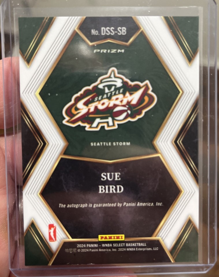 2024 Panini WNBA Select Sie Bird Draft Selections Silver Auto Storm | eBay