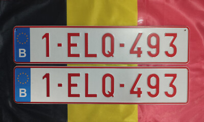 Used Belgium license plates - replicas | eBay