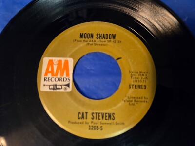 CAT STEVENS - MOON SHADOW / I THINK I SEE THE LIGHT - 7" VINYL SINGLE ...