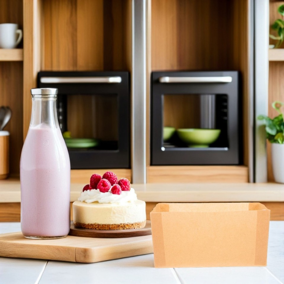 100 Pcs 面 烤盘衬纸 Baking Paper Bread Loaf Pan Liner Non-stick Liners ...