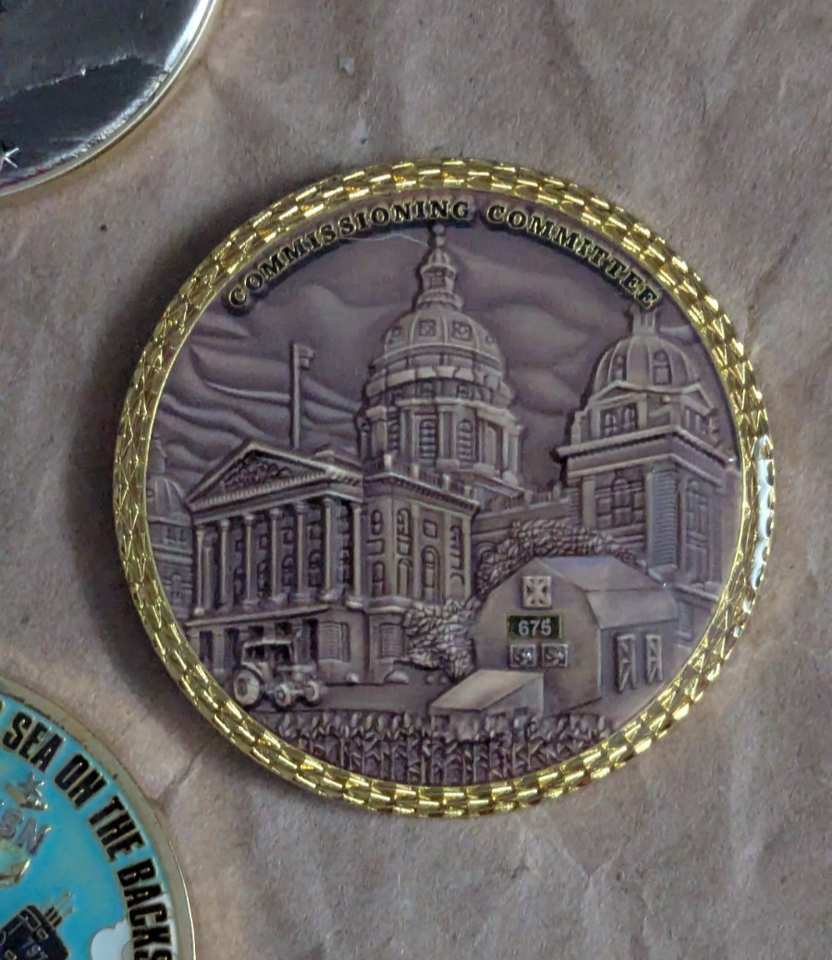 USS Iowa SSN 797 US Navy Virginia Class Submarine Challenge Coins | eBay