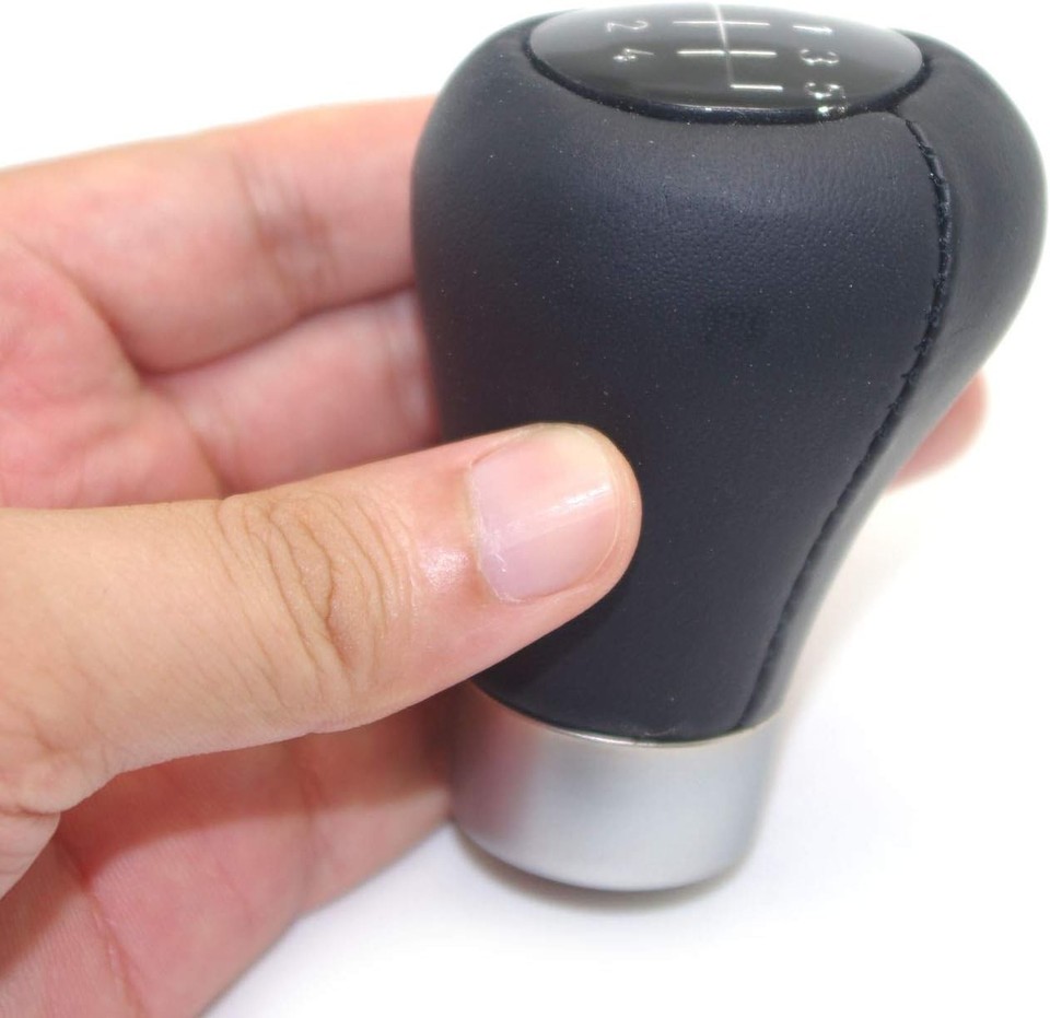 Leather 5 Speed Manual Short Shift Knob for 1 3 5 6 Series E30 E32 E34 ...