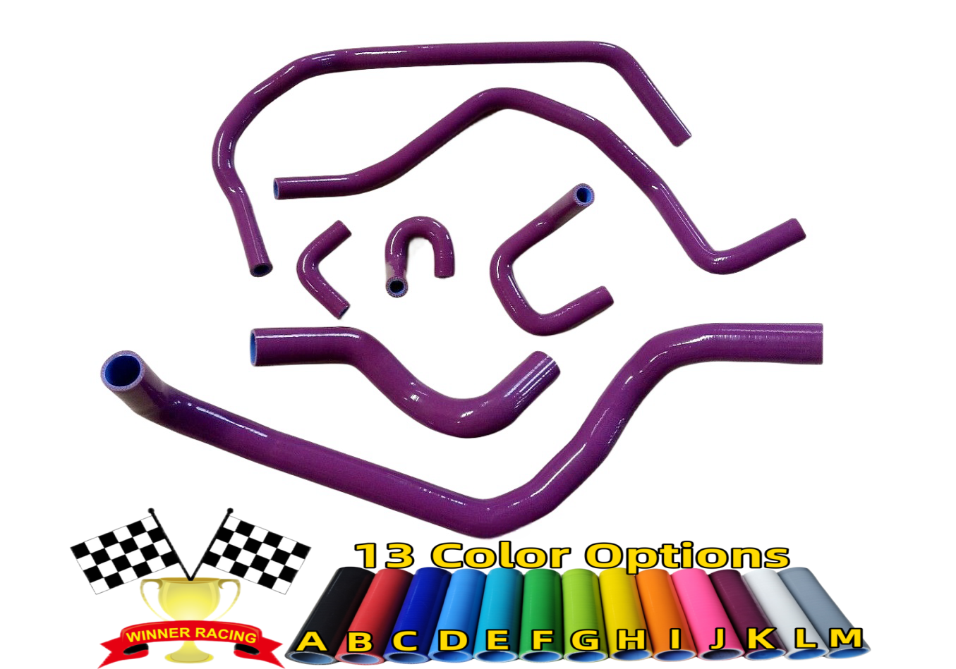 GREEN Radiator&Heater Hoses Fits Honda Prelude BB6/BB8 H22A SIR/TYPE-S ...