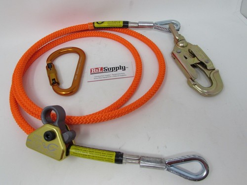 CLIMB RIGHT ARBORIST CLIMBING 8FT X 5/8" STEEL CORE FLIPLINE KIT ...