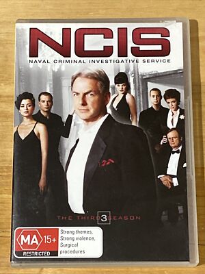 NCIS: Season 3 Complete DVD PAL Region 4, 6 Disc set, Pre-owned, VGC ...