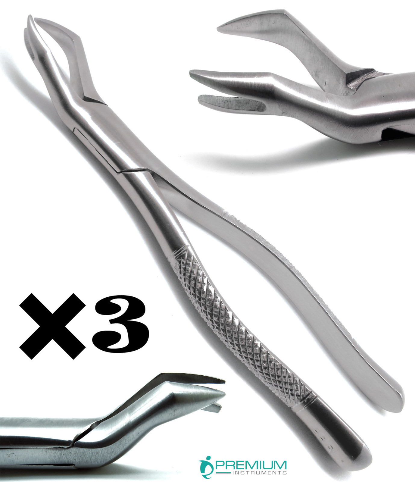 3× Dental Forcep 88R Molar Tooth Extracting Surgical Premium ...