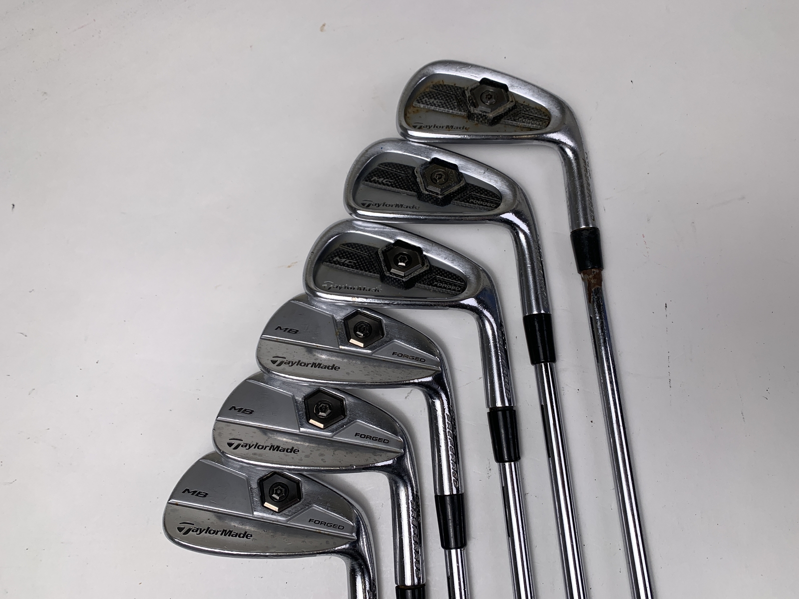 Taylormade 2011 Tour Preferred MC / MB Iron Set 5-PW Rifle 5.5 Flighted ...
