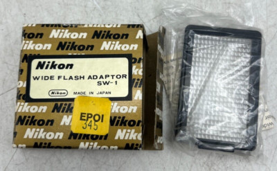 Genuine Nikon SW-1 Wide Flash Adapter For Speedlight SB-2 / SB-3 Flash ...