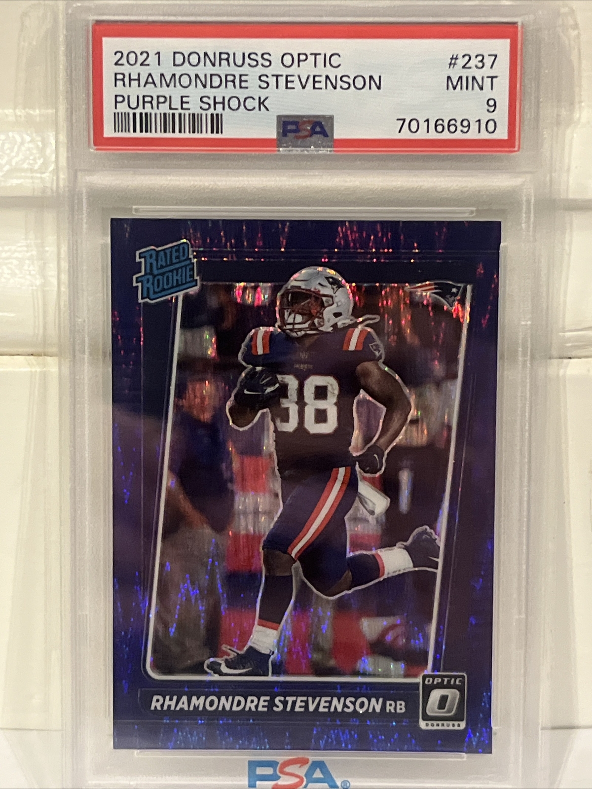 2021 Panini Donruss Optic - Rated Rookie Purple Shock Prizm #237 ...