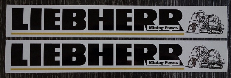 2 LIEBHERR MINING STICKERS | eBay Australia