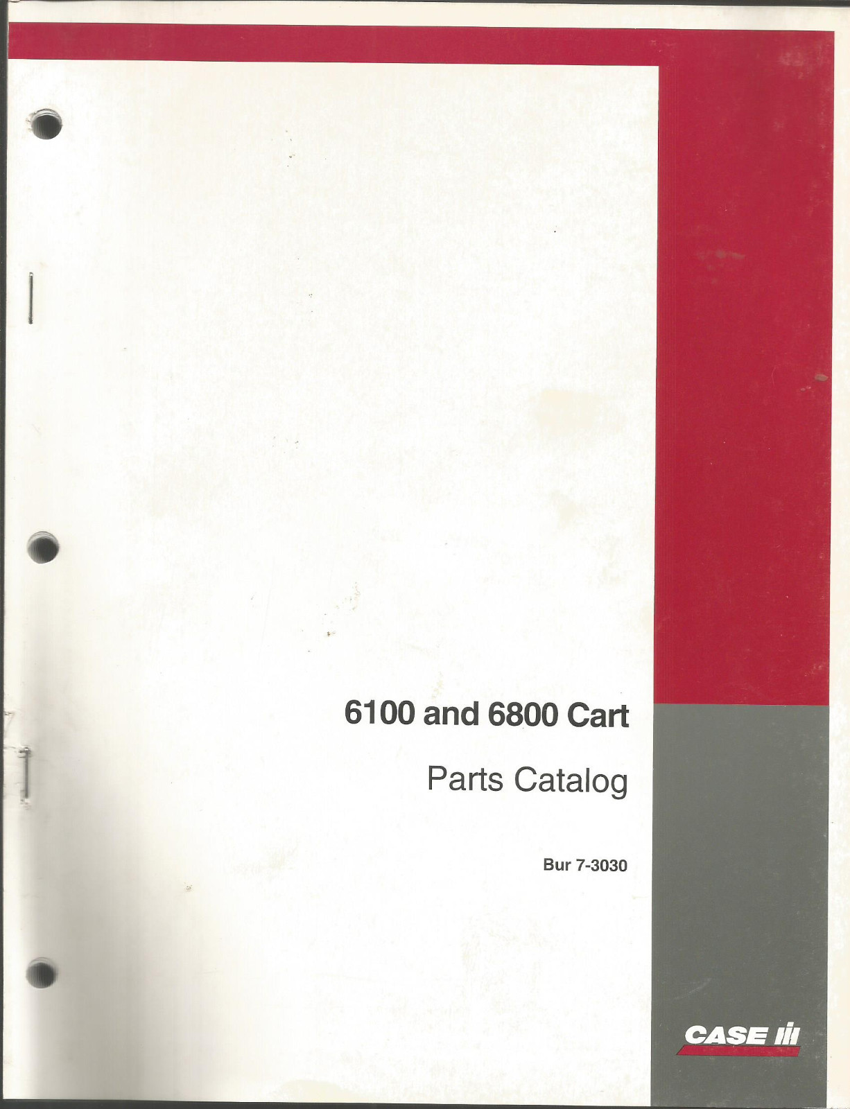 CASE IH 6100 AND 6800 CART PARTS CATALOG | eBay