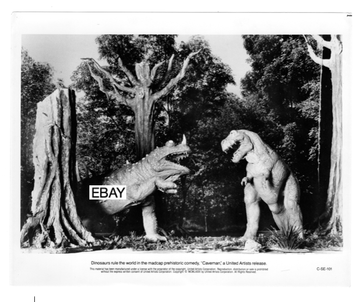 CAVEMAN 1981 ORIGINAL MOVIE PHOTO #4 RINGO STARR BARBARA BACH DINOSAURS ...