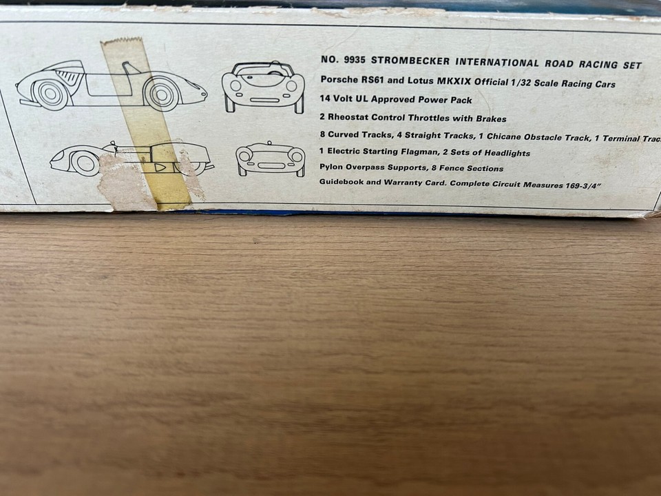 Strombecker International Road Race Set 1/32 scale slot car set | eBay