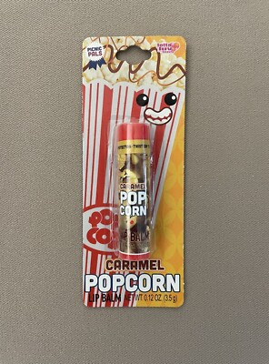 .12 Ounce Caramel Popcorn Flavored Lip Balm By Lotta Luv Beauty, New In ...