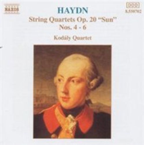 Haydn: String Quartets, Op. 20 "Sun", Nos. 4-6 (CD, Mar-1994, Naxos ...