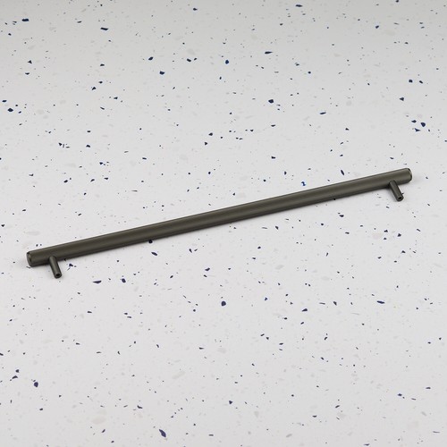 Dark Grey Kitchen Handles Reeded Knurled Grooved Cupboard Drawer Door ...