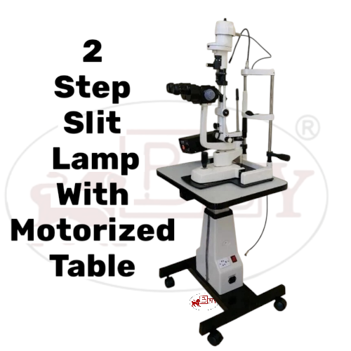 Slit Lamp With Motorized Table Accessories Ophthalmic Fast Free ...