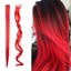 10 peices Highlight Clip In Colored Hair Extension Color Strip Straight ...
