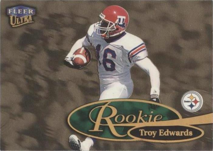 1999 Fleer Ultra - Rookie Troy Edwards #285RG Gold Medallion Edition ...