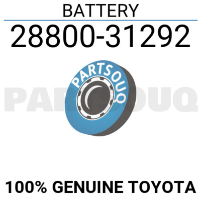 2880031292 Genuine Toyota BATTERY 28800-31292 | eBay