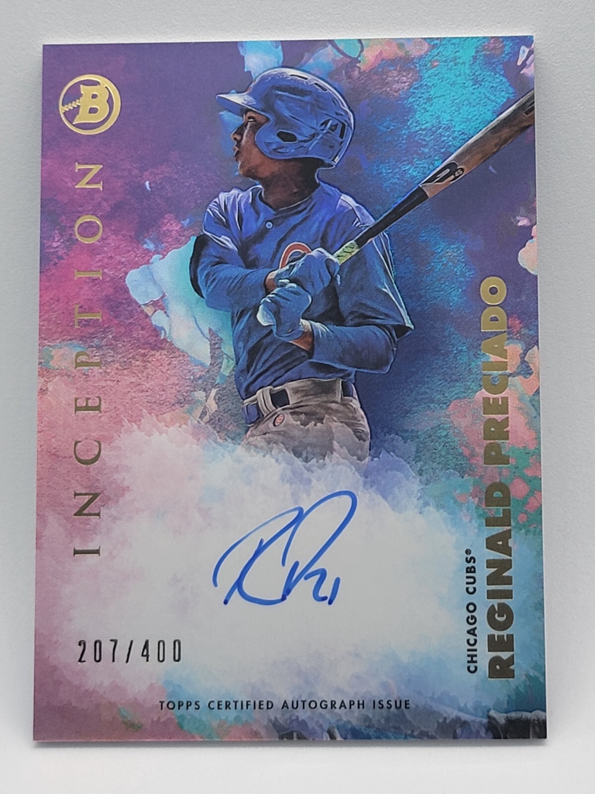 2021 Bowman Inception Reginald Preciado Auto /400 - Cubs | eBay
