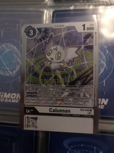 Calumon Digimon Card Game English Ex2-045 | eBay
