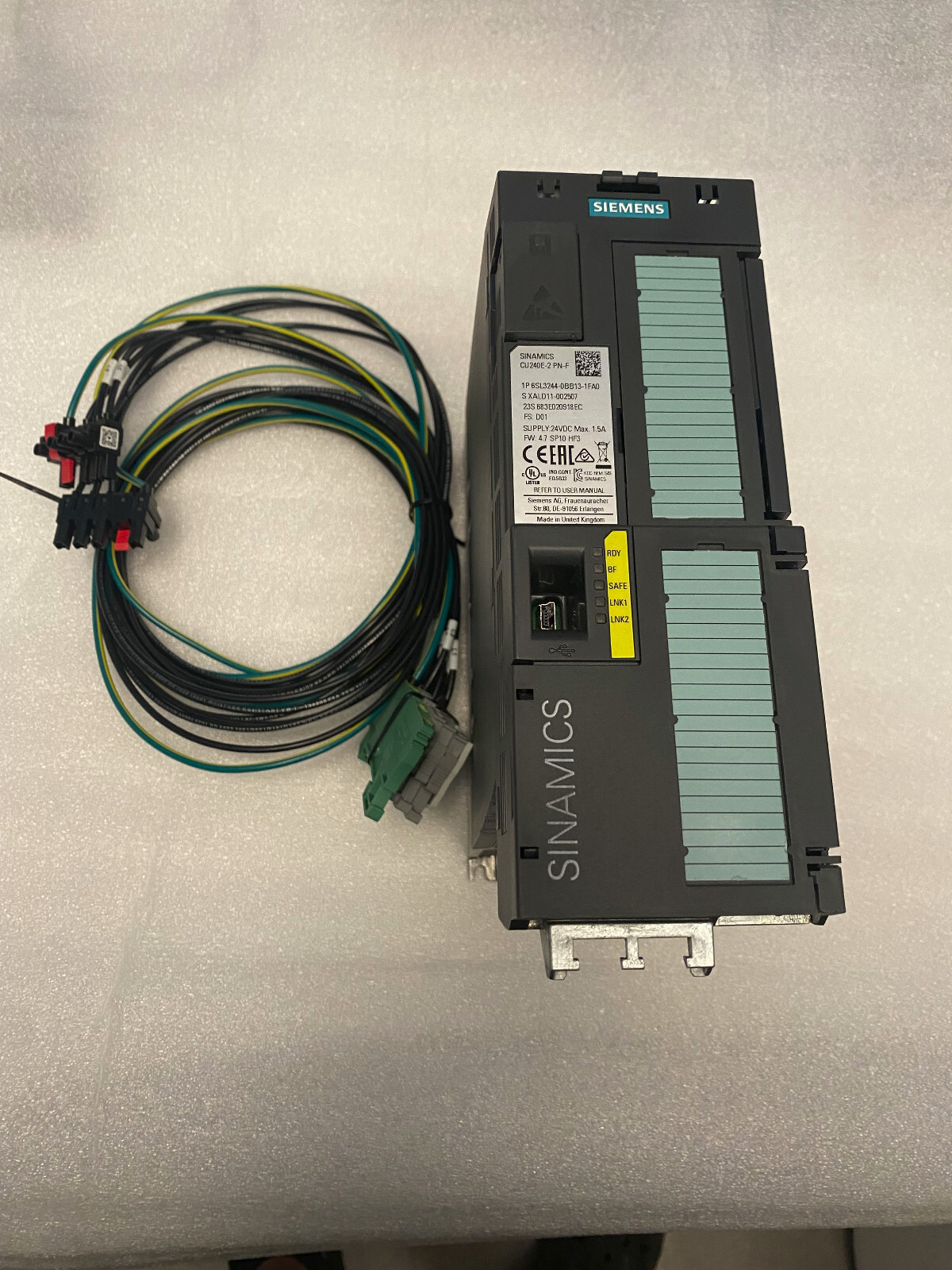 Siemens Sinamics Contr Unit CU240E-2 PN-F + PM 240-2 Frequency ...
