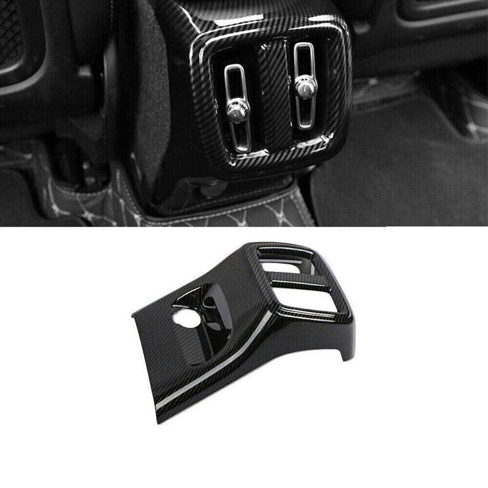 For Volvo XC40 2019-2025 Carbon Fiber Rear Air Vent Outlet Frame Cover ...