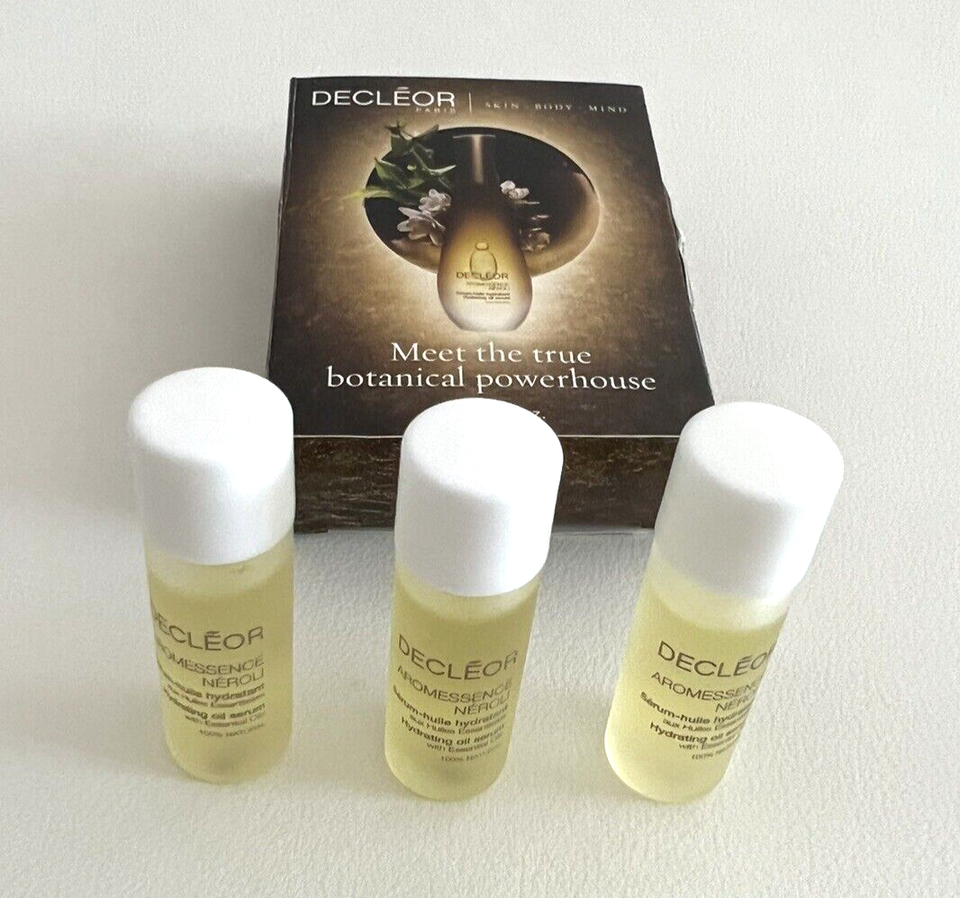 Decleor Skin Aromessence Neroli Hydrating Oil Serum 0.17 fl oz Lot of 3 ...