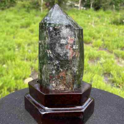 1.36LB Natural colorful Crystal Ghost Phantom Quartz Crystal specimen ...