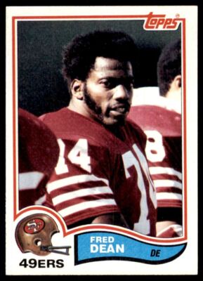 1982 Topps Fred Dean Football Cards #483 | eBay