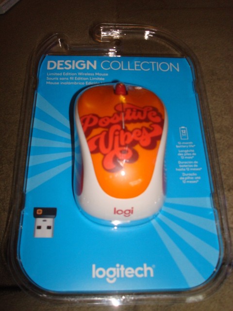 Logitech M317 Design Collection Wireless Mouse Spring Meadow W/ Nano ...