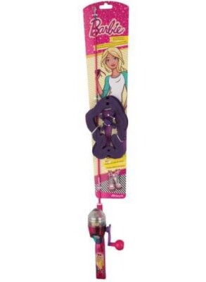 Barbie Shakespeare Youth Fishing Rod and Spincast Reel Lighted Kit | eBay