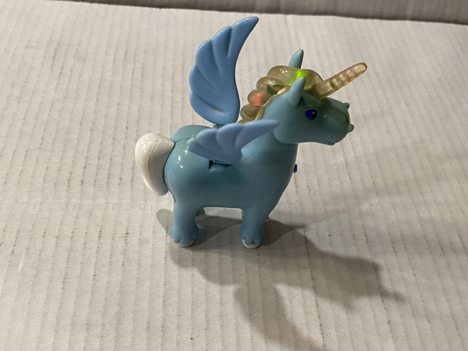 Blue UNI Unicorn NEOPETS Interactive VOICE ACTIVATED Thinkway 2002 ...