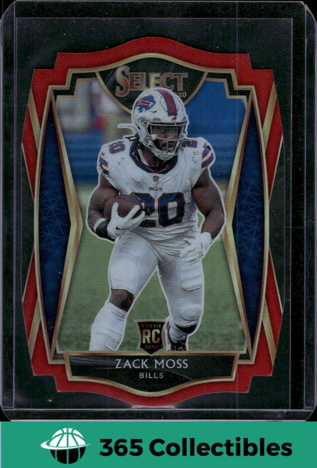2020 Select Zach Moss - Panini Red Die-Cut Buffalo Bills NFL Football | eBay