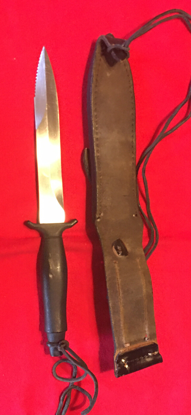 Scarce early 1980s Gerber, Command II fighting knife & Original Sheath ...