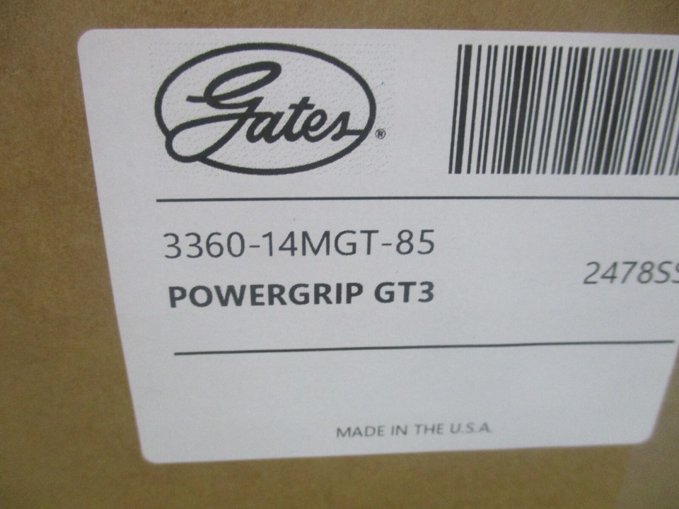 GATES 3360-14MGT-85 GT3 TIMING BELT, U0264 | eBay