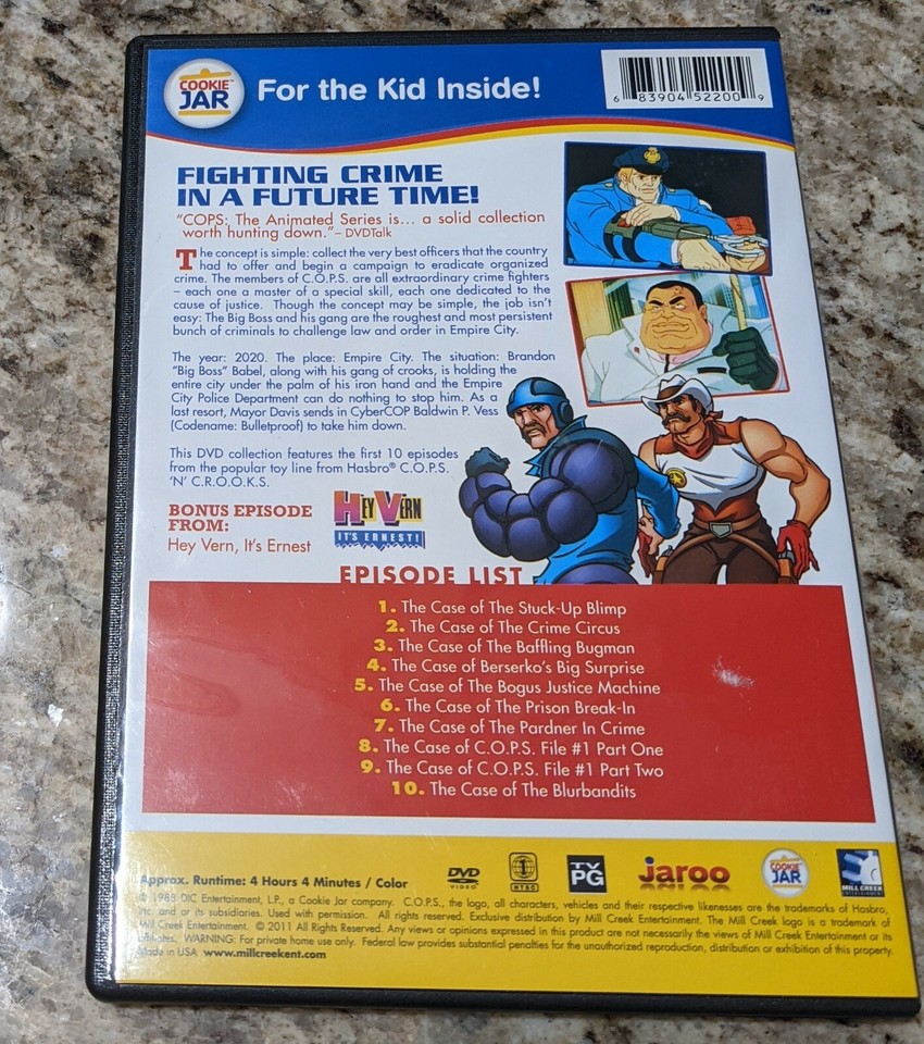 3 DVDs. CORPSE BRIDE, LITTLE SHOP OF HORRORS & COPS (The Animated ...