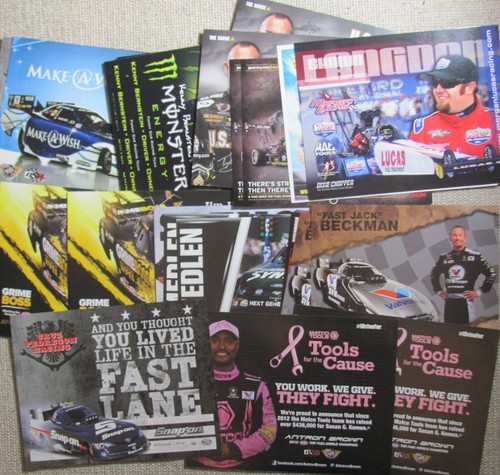 Lot of 28 Drag Racing NHRA Promo Photos Tony Pedregon, Shawn Langdon | eBay