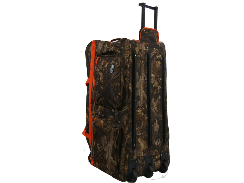 Real Tree Camo Hunting Rolling Duffle Bag in 22"/30"/36" with 3 Colors ...