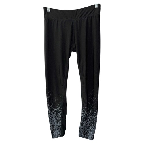 Activ8 Warm Systems Running Black Gray Splatter Leggings Women’s Medium ...