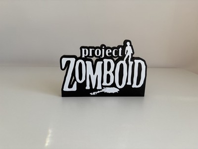 Project Zomboid Logo Shelf Display Sign, Desk Art, Gift | eBay